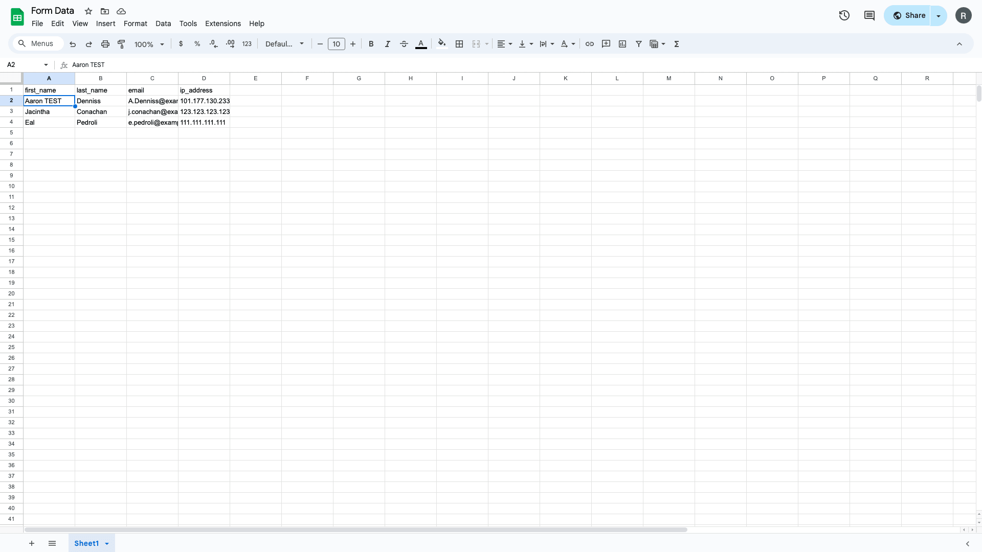 Create a Form to Enter Google Sheets Data in 7 Steps